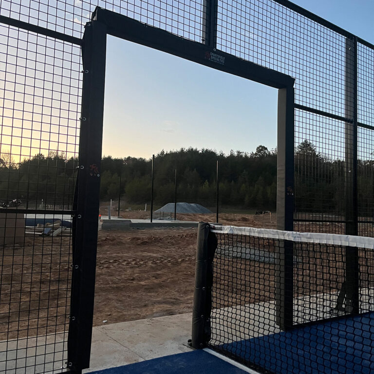 Padel Court Entrance/Exit & Net Post Padding | Sportsfield Specialties