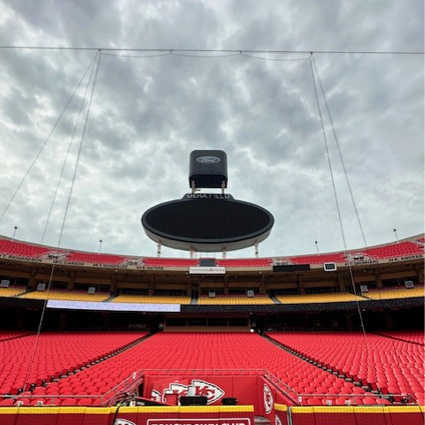 Tension Football Safety Netting Systems | Sportsfield Specialties